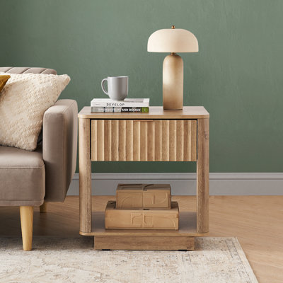 Raymundo solid wood pedestal coffee table store